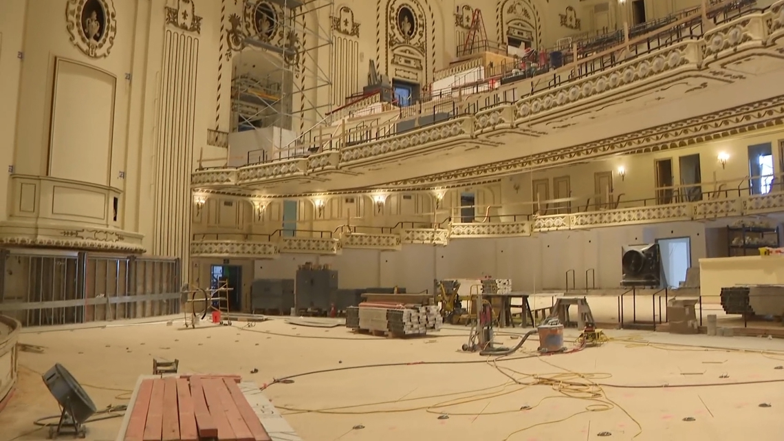 Take a sneak peek at renovations inside Powell Hall | ksdk.com