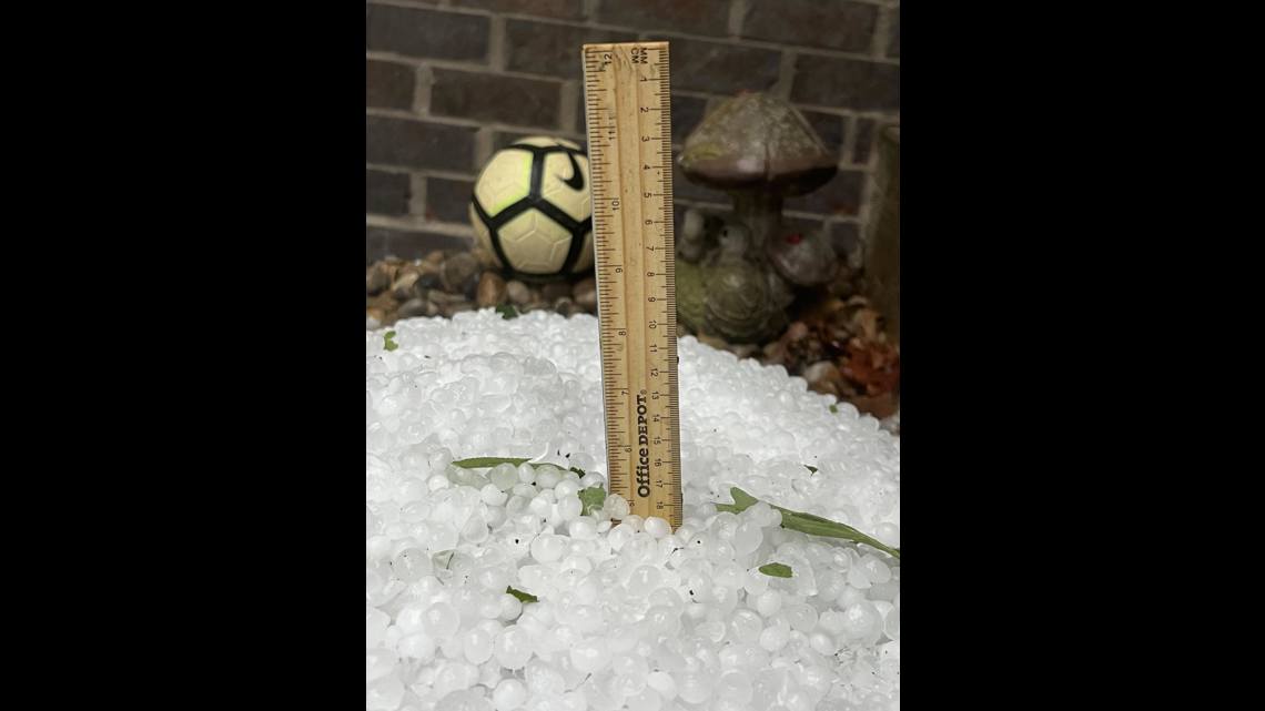 Hail in St. Louis region: Why does hail look spikey? | ksdk.com
