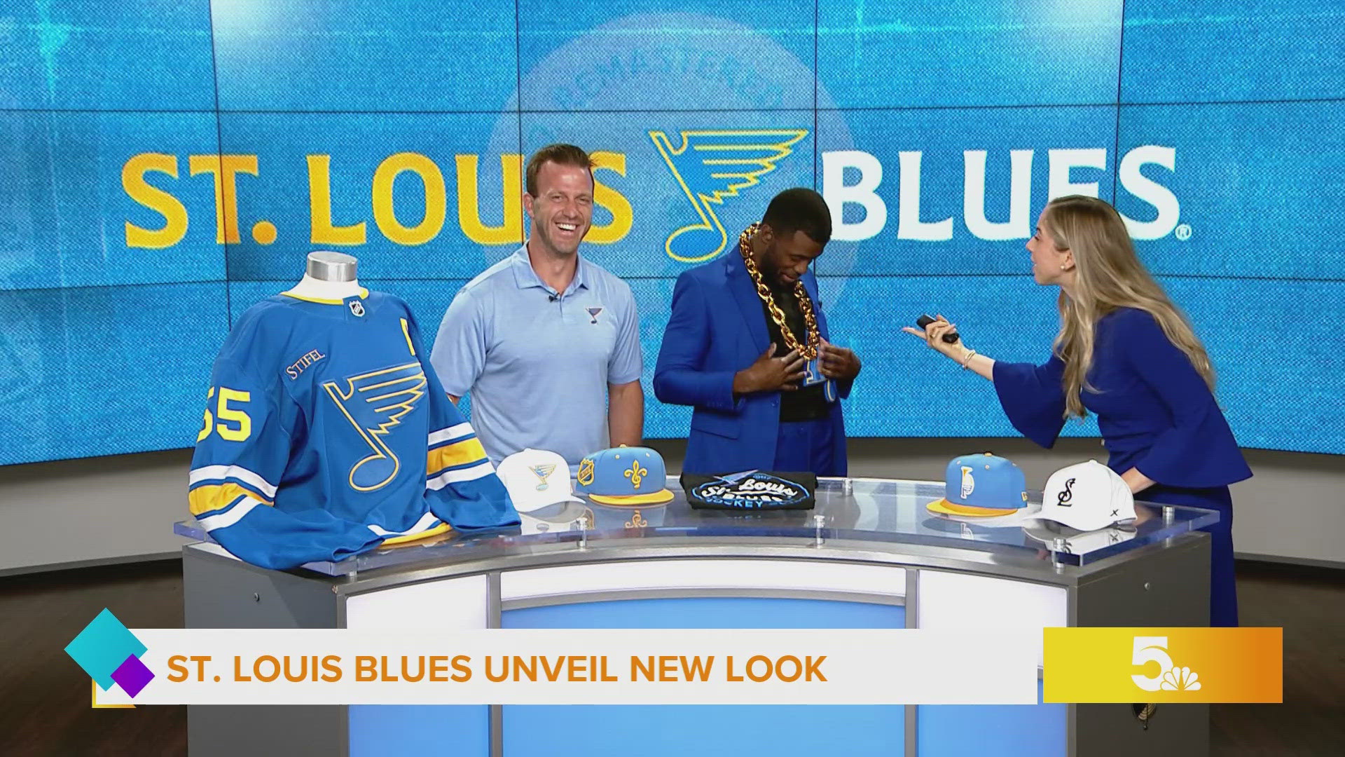 St. Louis Blues unveil new uniforms and merch | ksdk.com