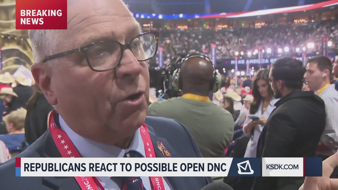 Republicans at RNC called for open primary for Democrats at DNC | ksdk.com