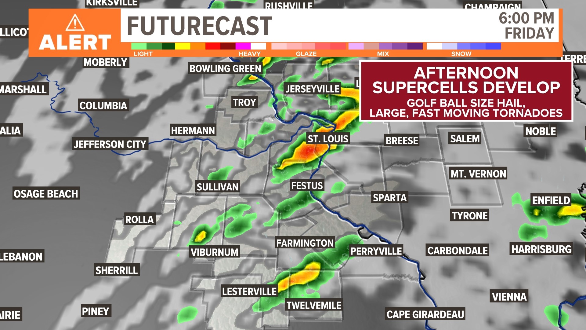 St. Louis: Severe thunderstorms Friday afternoon | ksdk.com