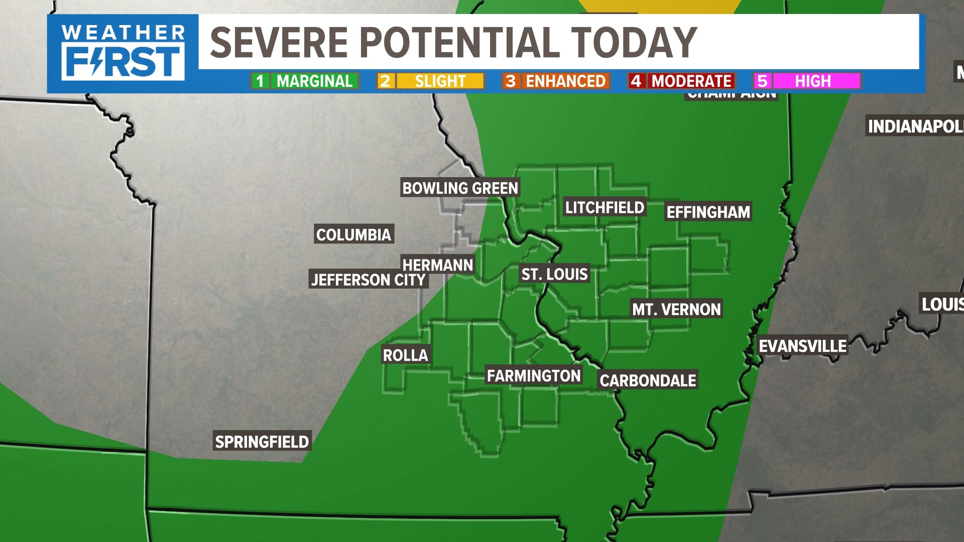 St. Louis forecast: Severe weather risk Wednesday | ksdk.com