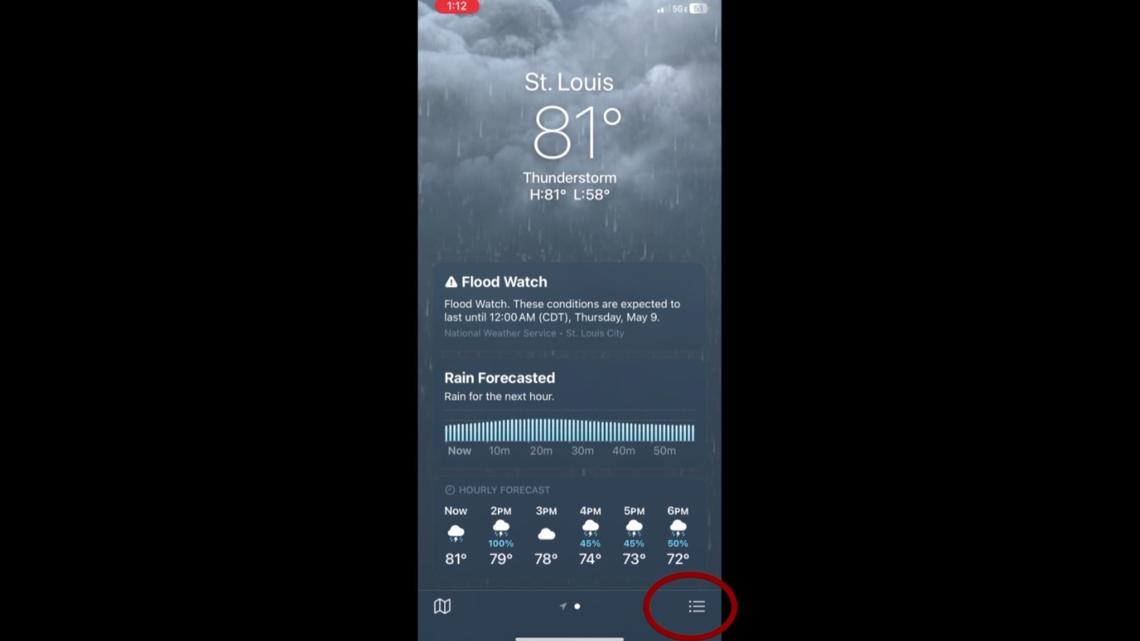 How to activate weather alerts on iPhone | ksdk.com