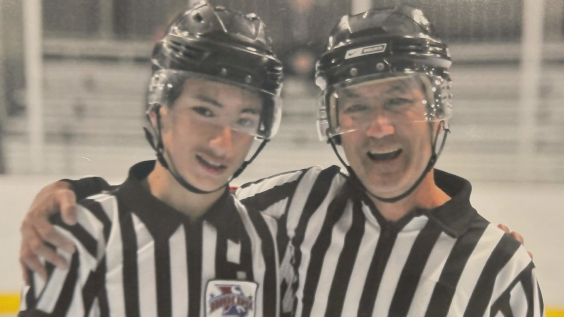 A Missouri ice hockey referee may go blind in one eye after 'freak ...