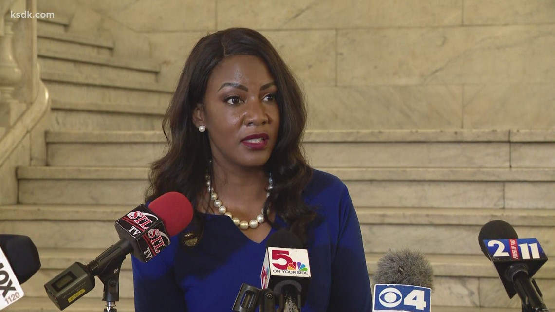 St. Louis Mayor-elect Tishaura Jones holds press conference after ...