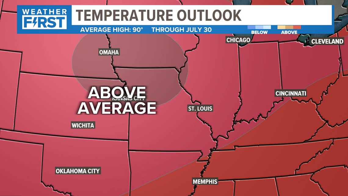 St. Louis forecast: Significant heat builds into next week | ksdk.com