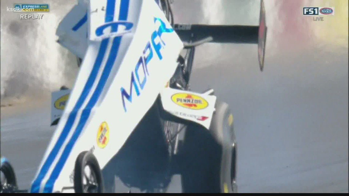 Amazing Video | Drag racer nearly splits in two | ksdk.com