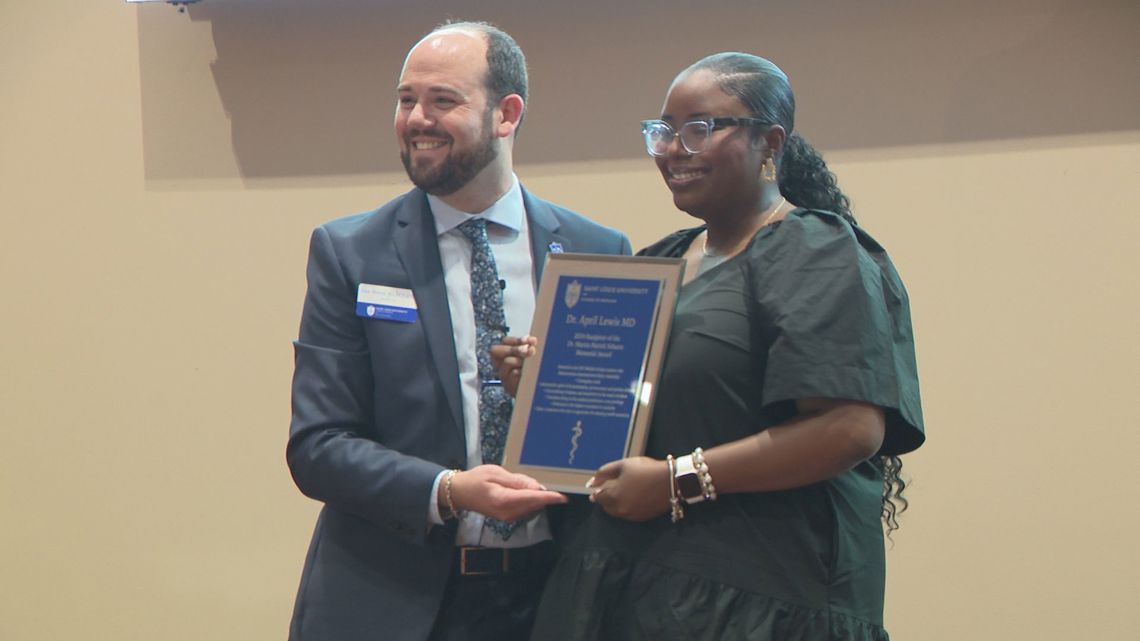 Future doctor from Jennings honored by SLU School of Medicine | ksdk.com