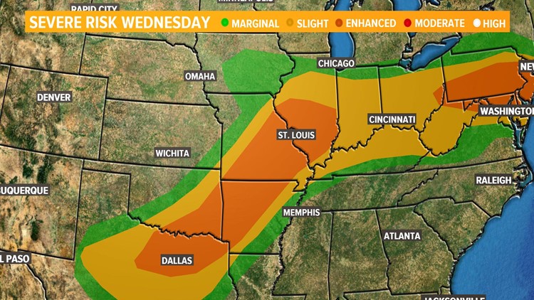 St. Louis weather is in storm alert, timeline for storms to arrive in ...