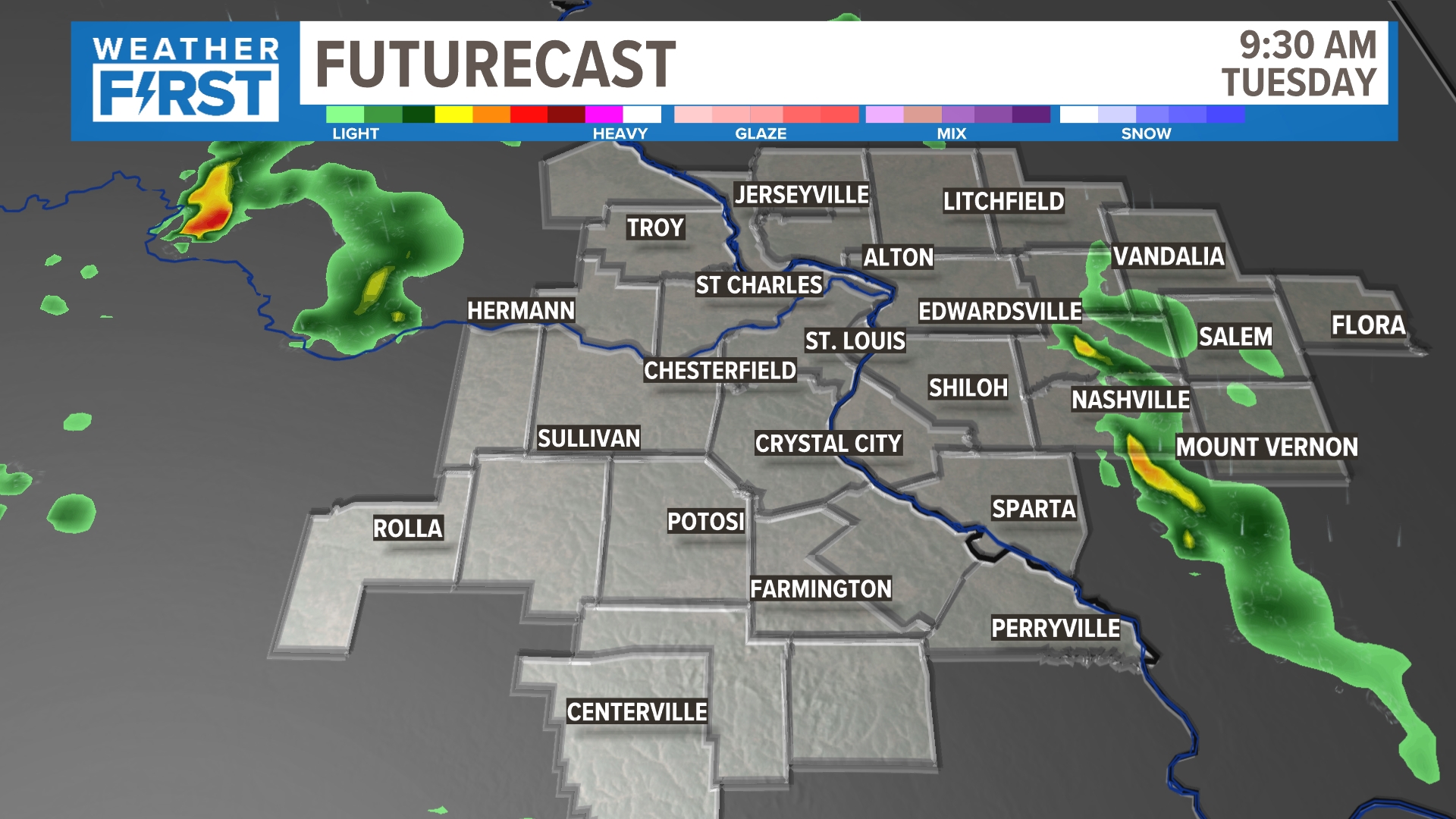 St. Louis weather: Storm chances Monday through Wednesday | ksdk.com