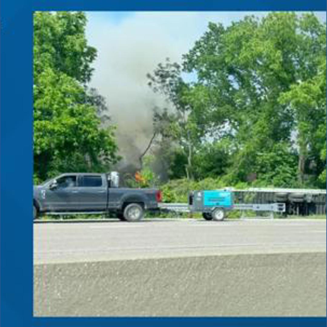 Crash on I-44 causes traffic backup in Downtown St. Louis | ksdk.com