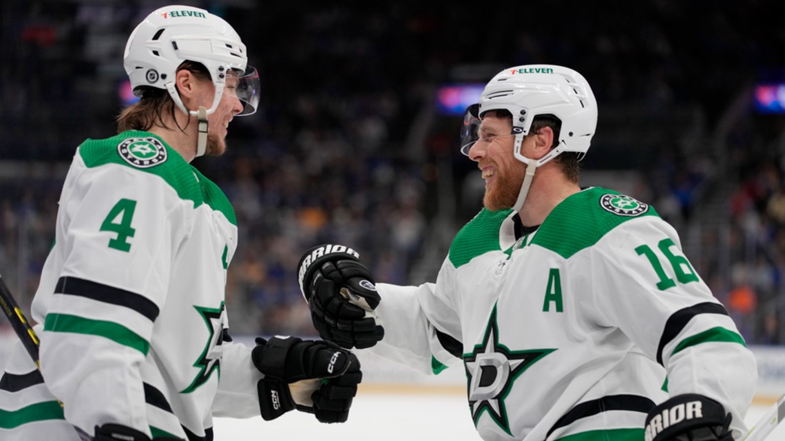 Stars hold 5-2 victory over Blues | ksdk.com