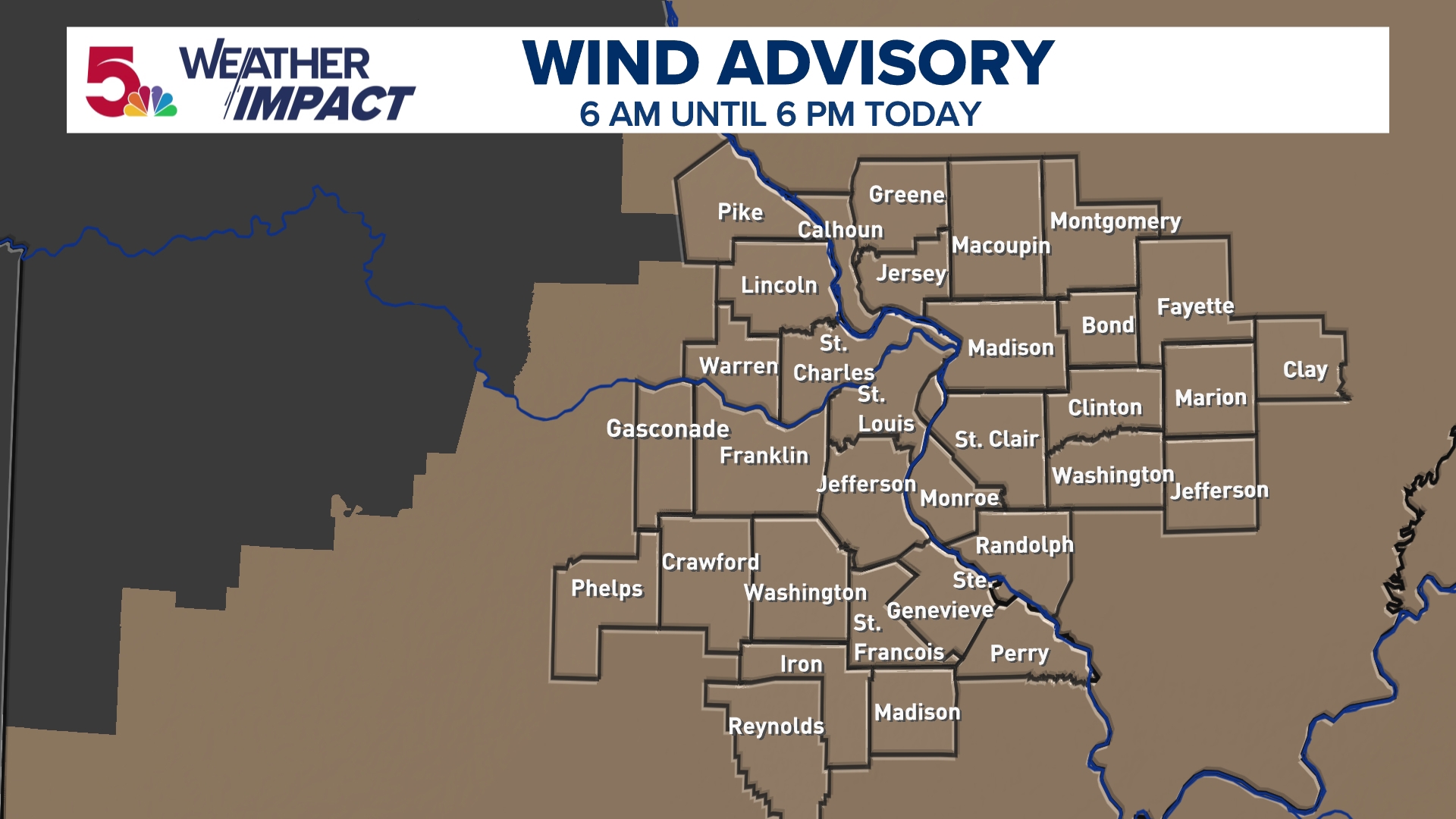 St. Louis area expecting high wind threat in first full week of March 2025 | ksdk.com