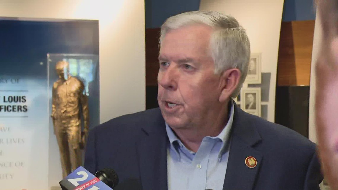 Parson responds to questions over gun laws after school shooting | ksdk.com