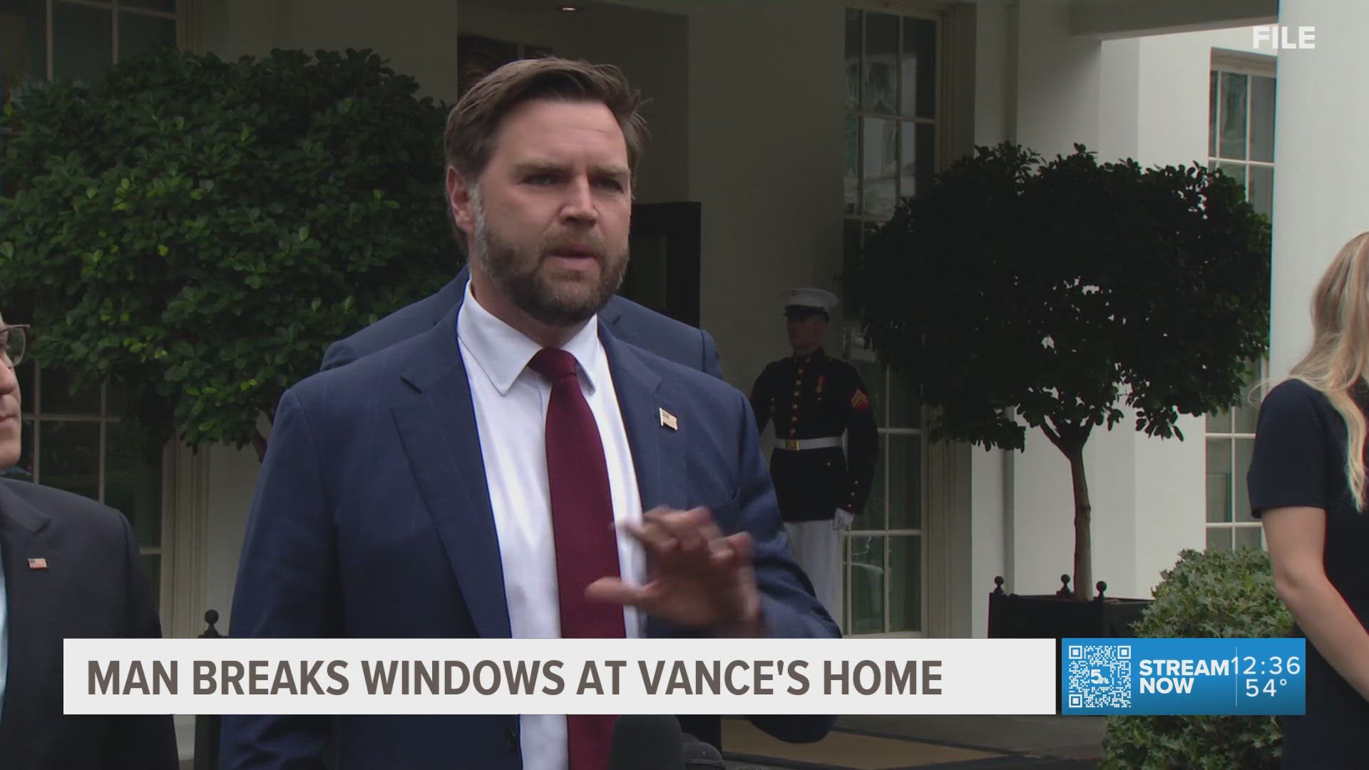 Man breaks windows at VP JD Vance's home | ksdk.com