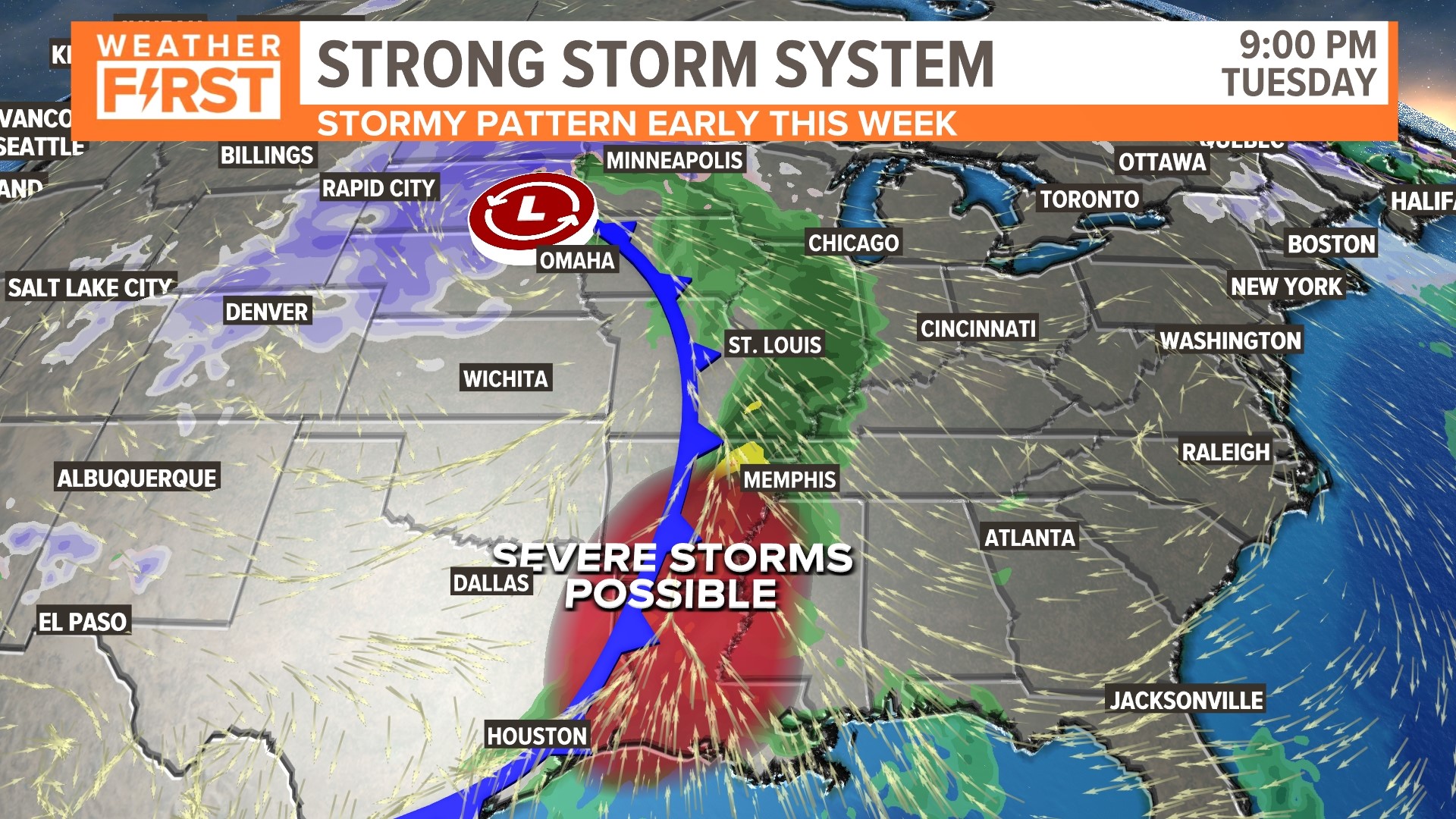 St. Louis forecast: Windy and rainy Tuesday | ksdk.com