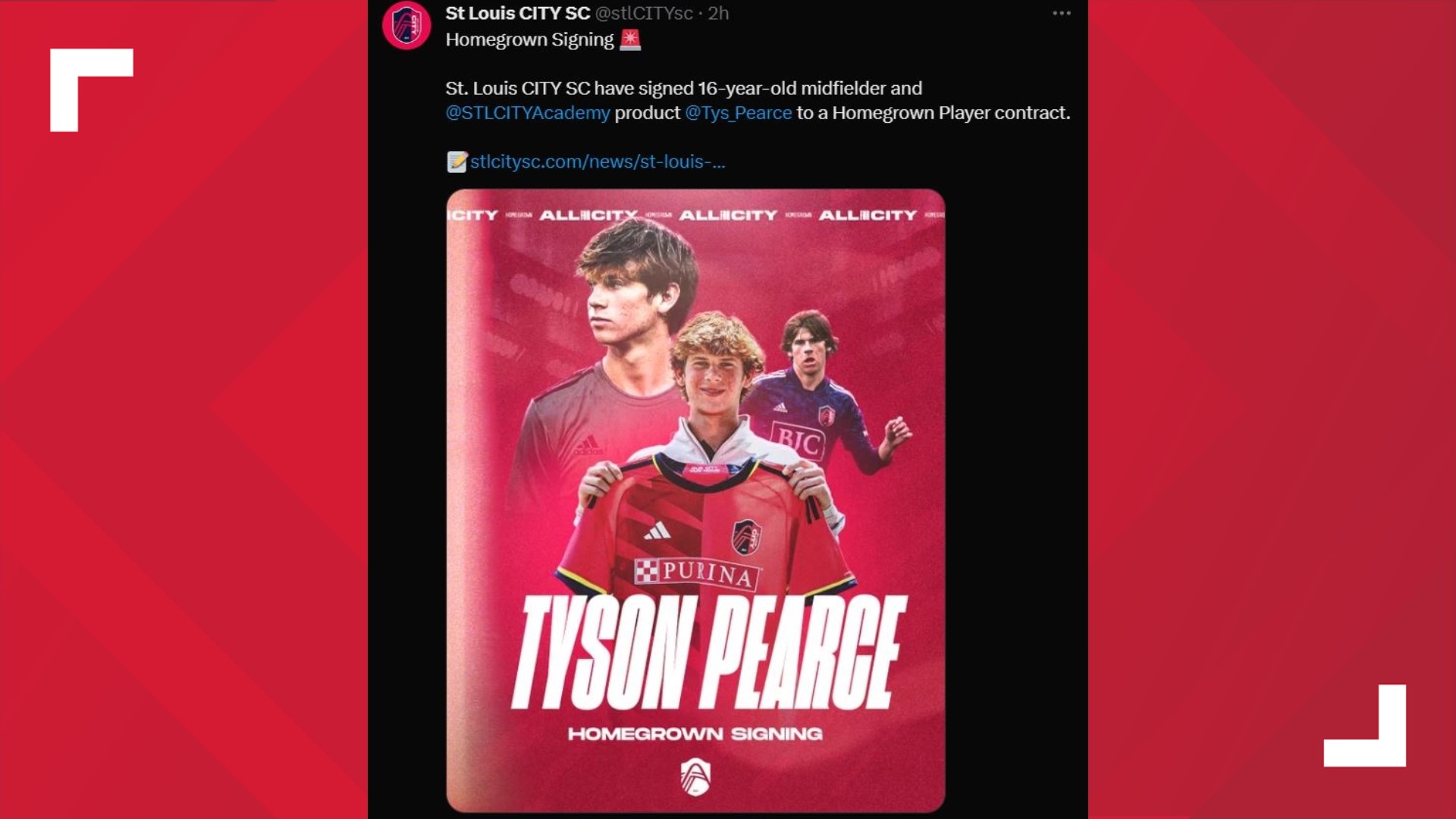 St. Charles native signs contract with St. Louis CITY SC | ksdk.com