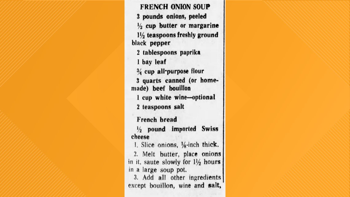 Famous-Barr French onion soup served again in St. Louis with a twist on ...