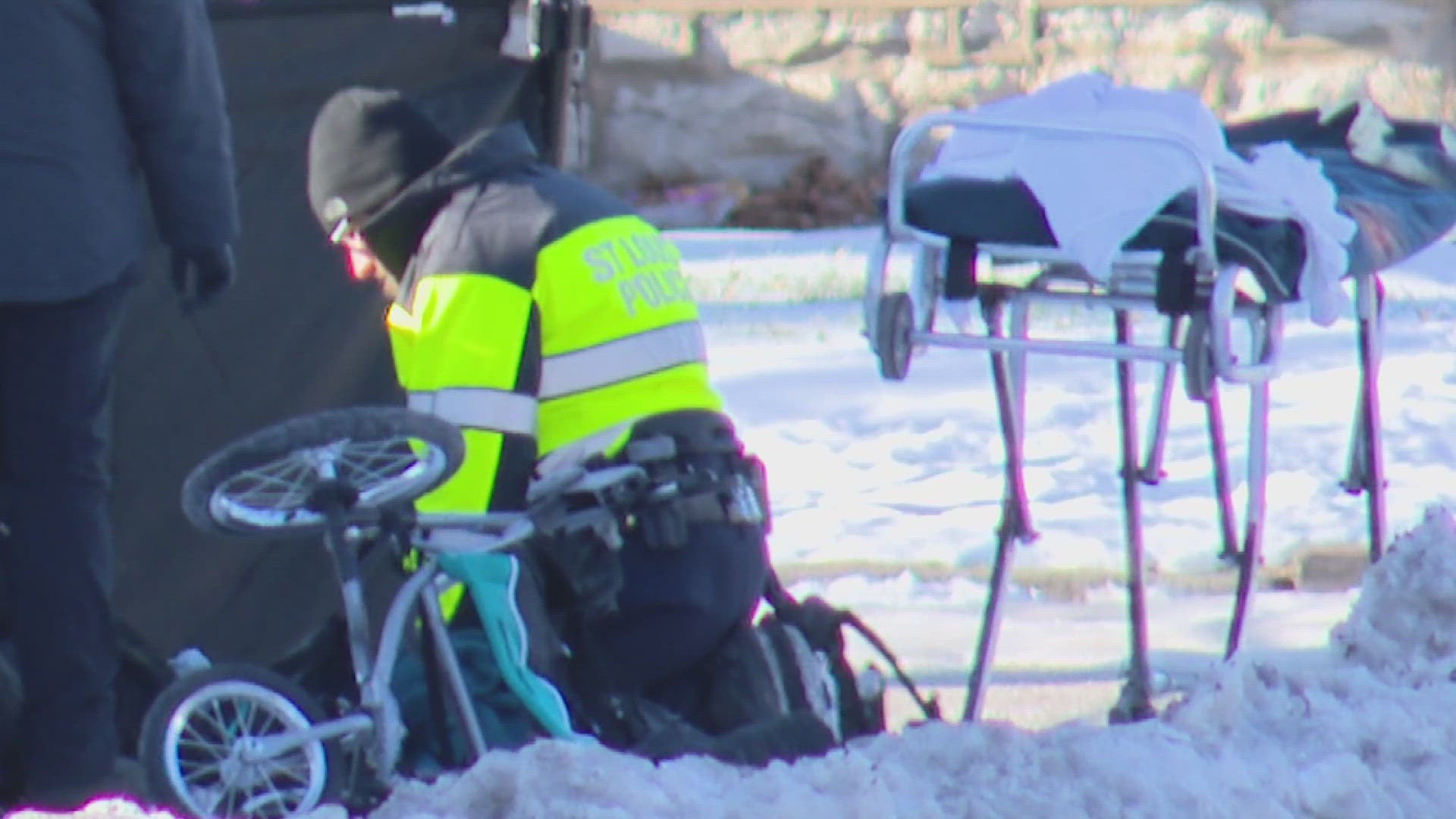 Car strikes woman, child in stroller in St. Louis | ksdk.com