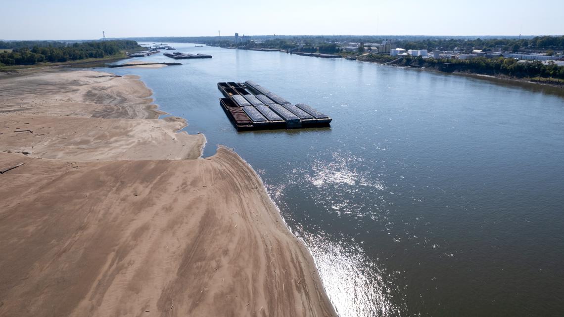 Mississippi River is running low again | ksdk.com