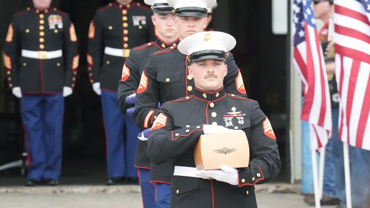 Fallen Marine procession to close portions of I-70 in Missouri | ksdk.com