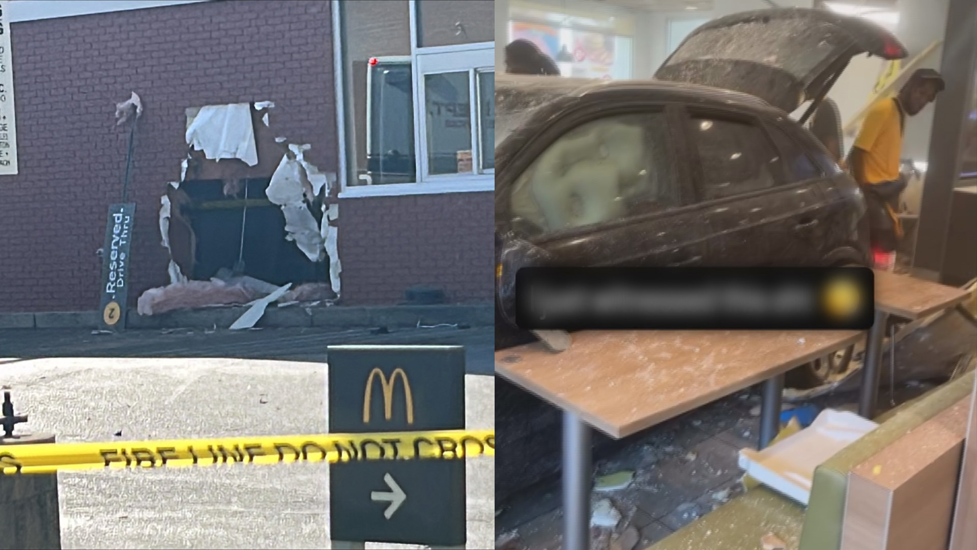 4 injured after car smashes into St. Louis McDonalds | ksdk.com