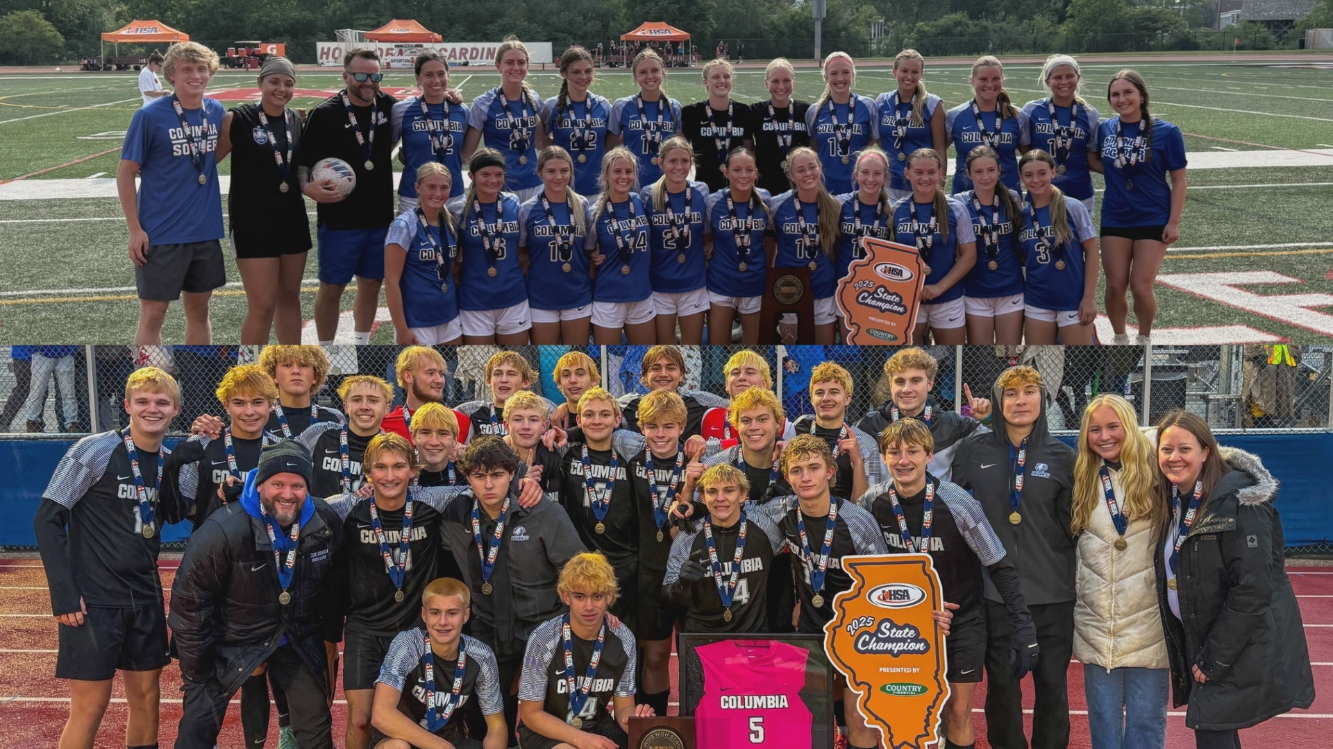 Columbia High soccer teams honor teammate with historic state wins ...