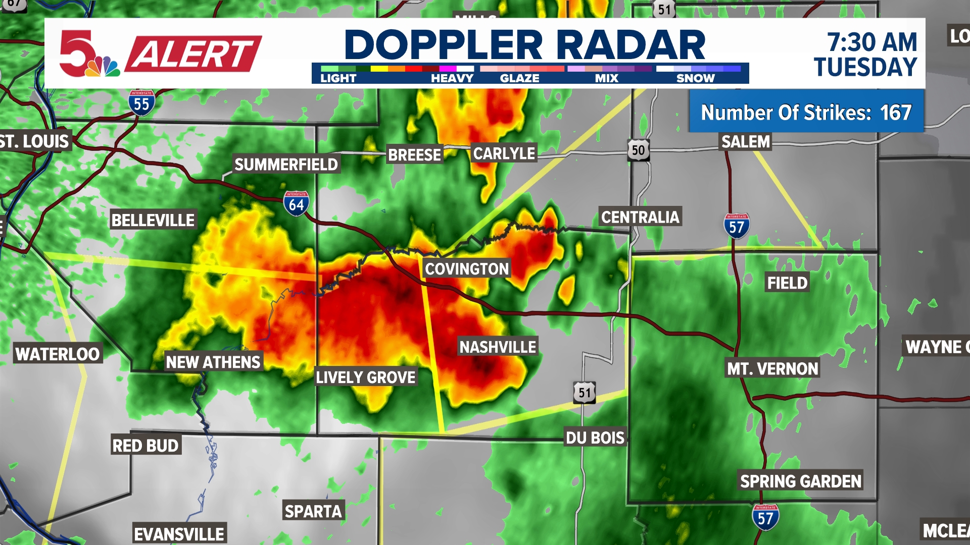St. Louis area expecting severe thunderstorm chances Tuesday | ksdk.com