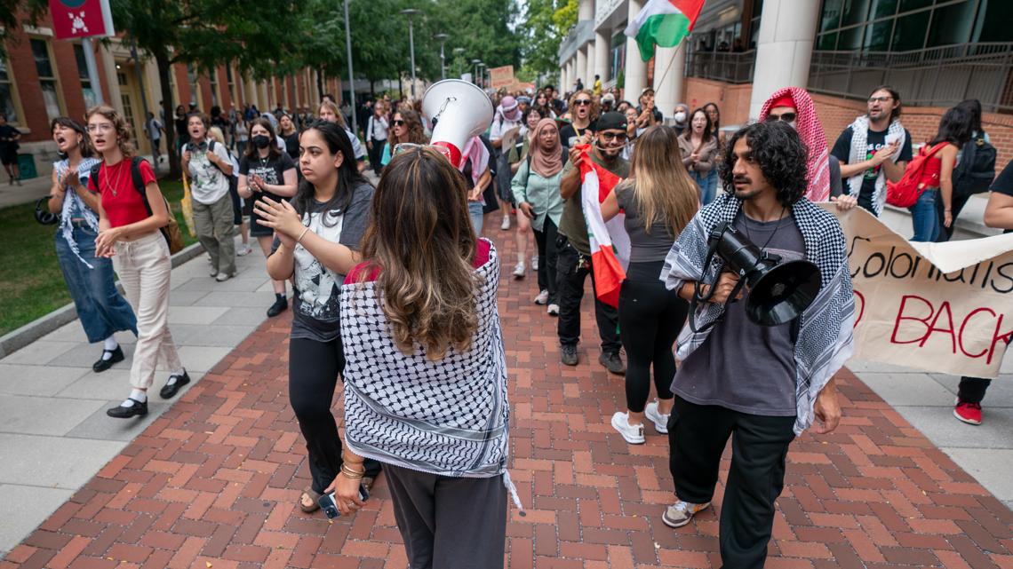 Colleges raise stakes for protests, activists weigh new methods | ksdk.com