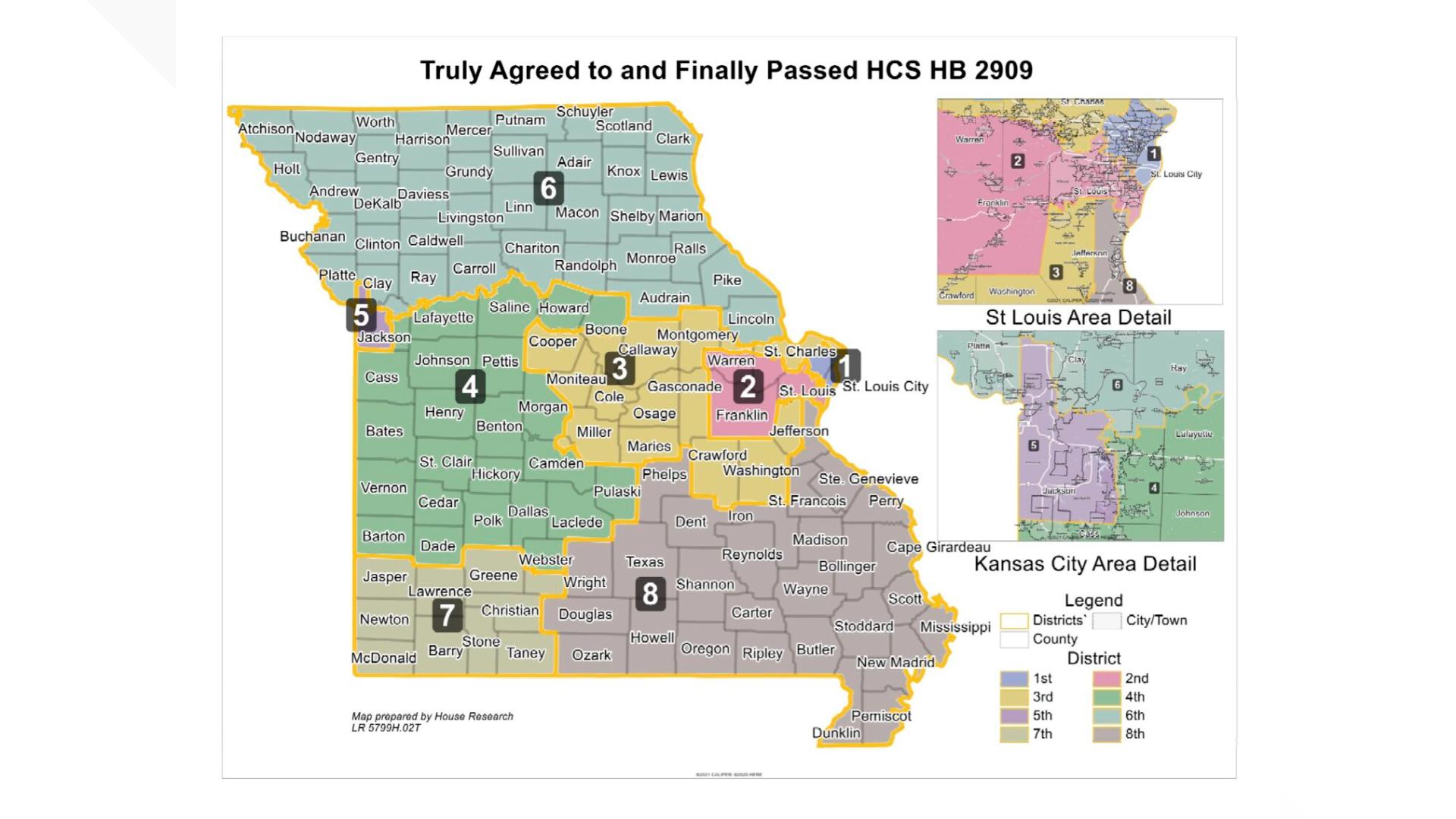Trump says Missouri is "IN" for redistricting fight ahead of 2026 ...