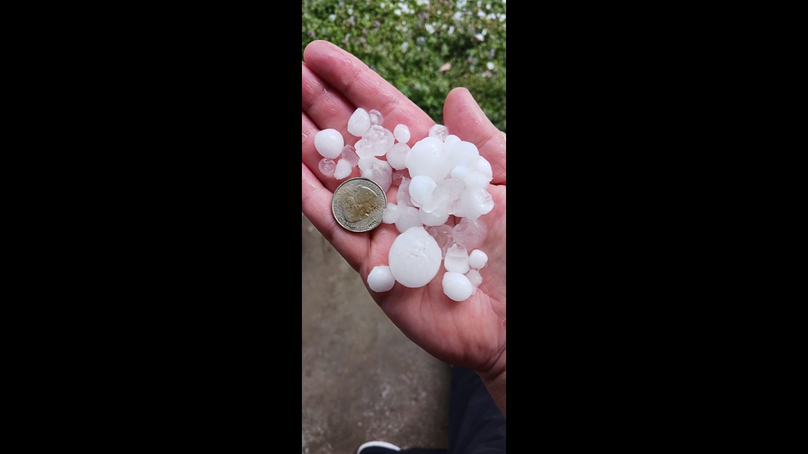 Hail leaves damage in St. Louis area | ksdk.com