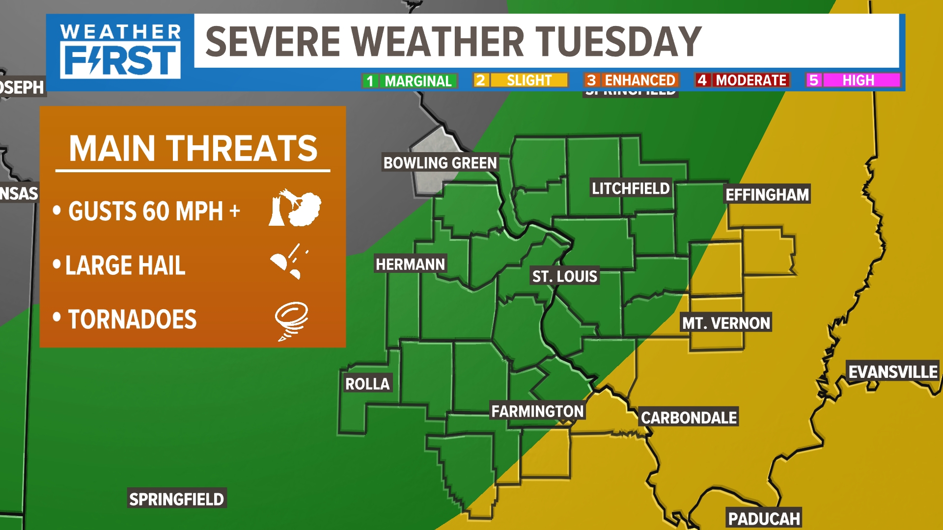 Weather Alert for Tuesday and Wednesday | ksdk.com