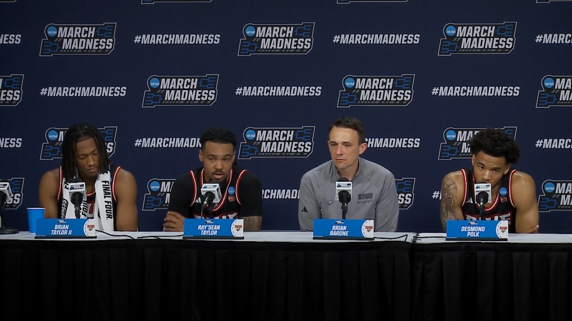 SIUE's Ray'Sean Taylor broke down in tears after NCAA loss | ksdk.com