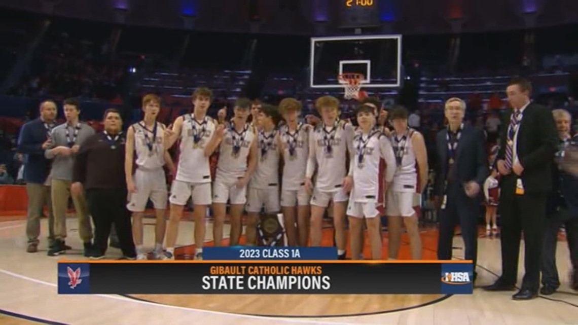 Gibault Hawks capture first state basketball championship | ksdk.com