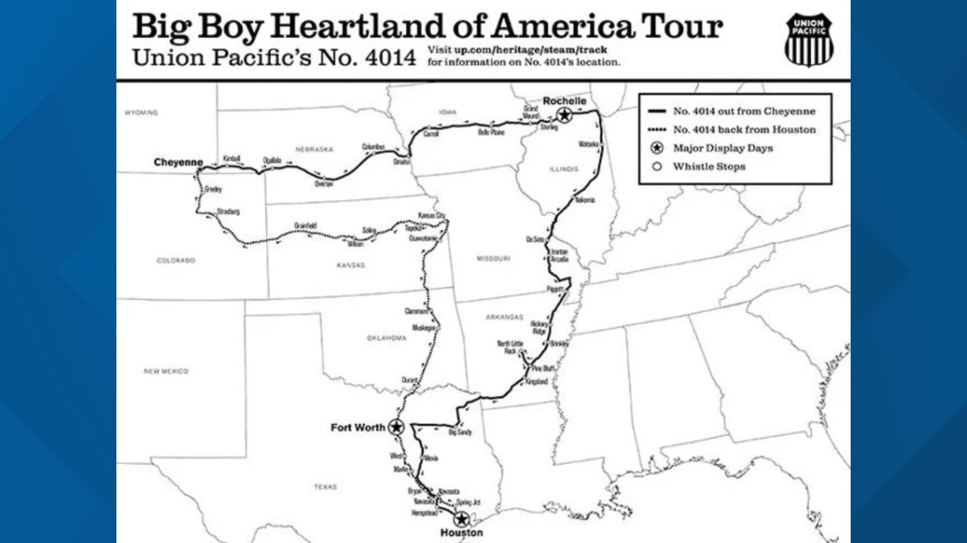 Big Boy locomotive to stop in De Soto on Sept. 12 | ksdk.com