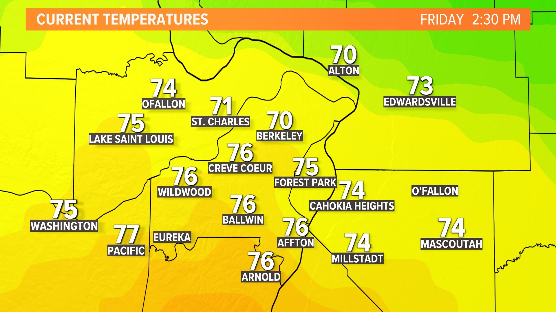 St. Louis ties Dec. 3 heat record at 76 degrees | ksdk.com