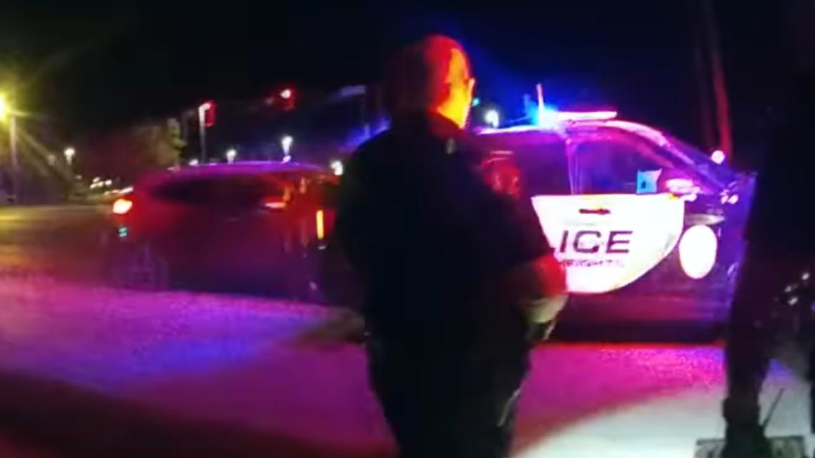 Crash caught on camera: Drunk driver slams into police vehicle | ksdk.com