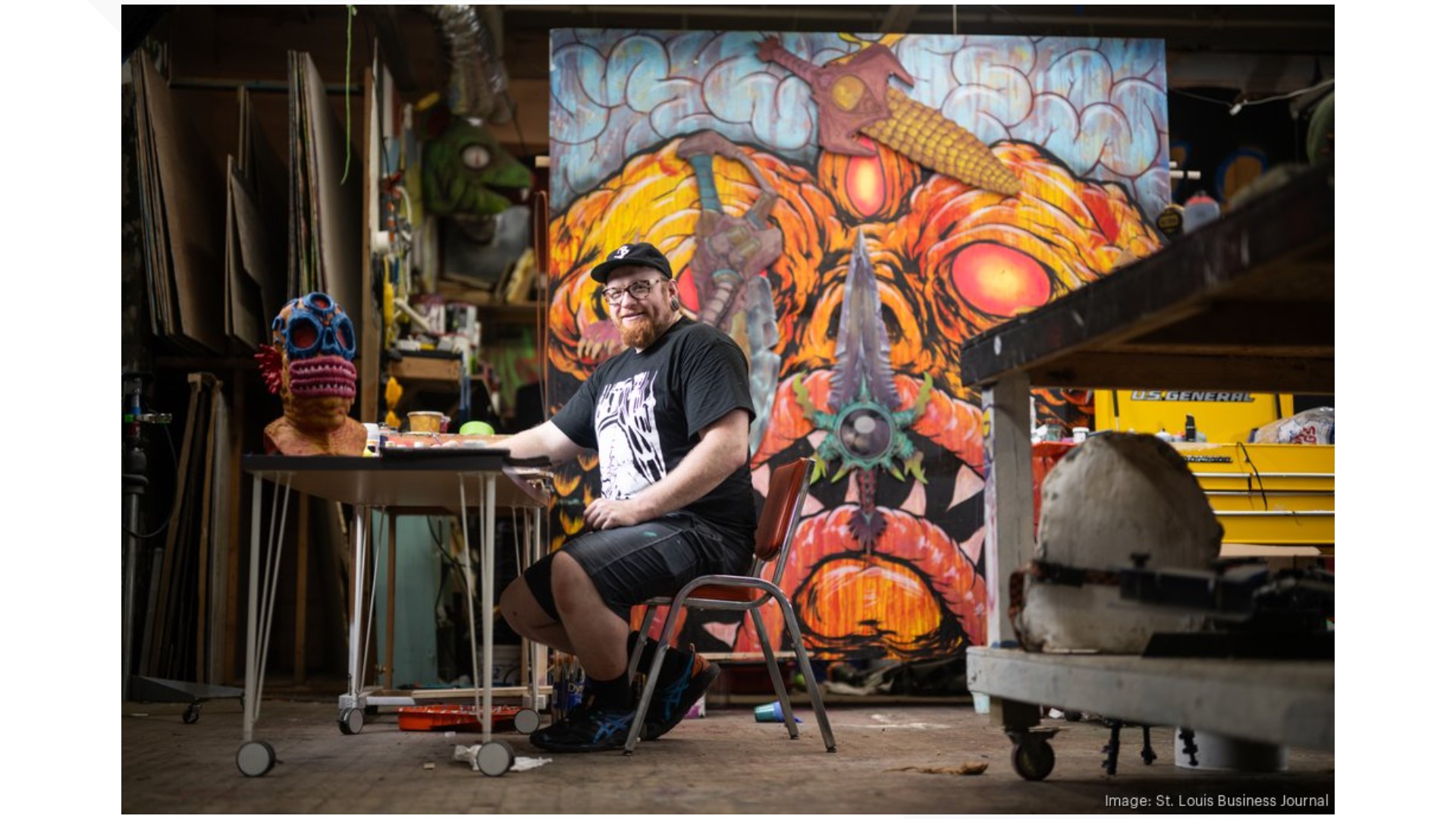 How local artist Jason Spencer makes a living creating monsters | ksdk.com