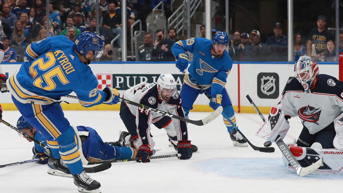 St. Louis Blues win home and season opener Saturday night | ksdk.com