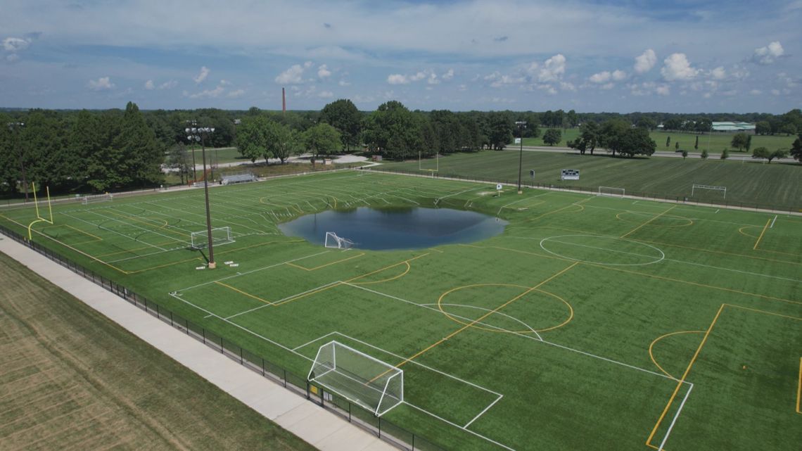 1 year after Alton sinkhole, a look at repair progress at Gordon Moore ...