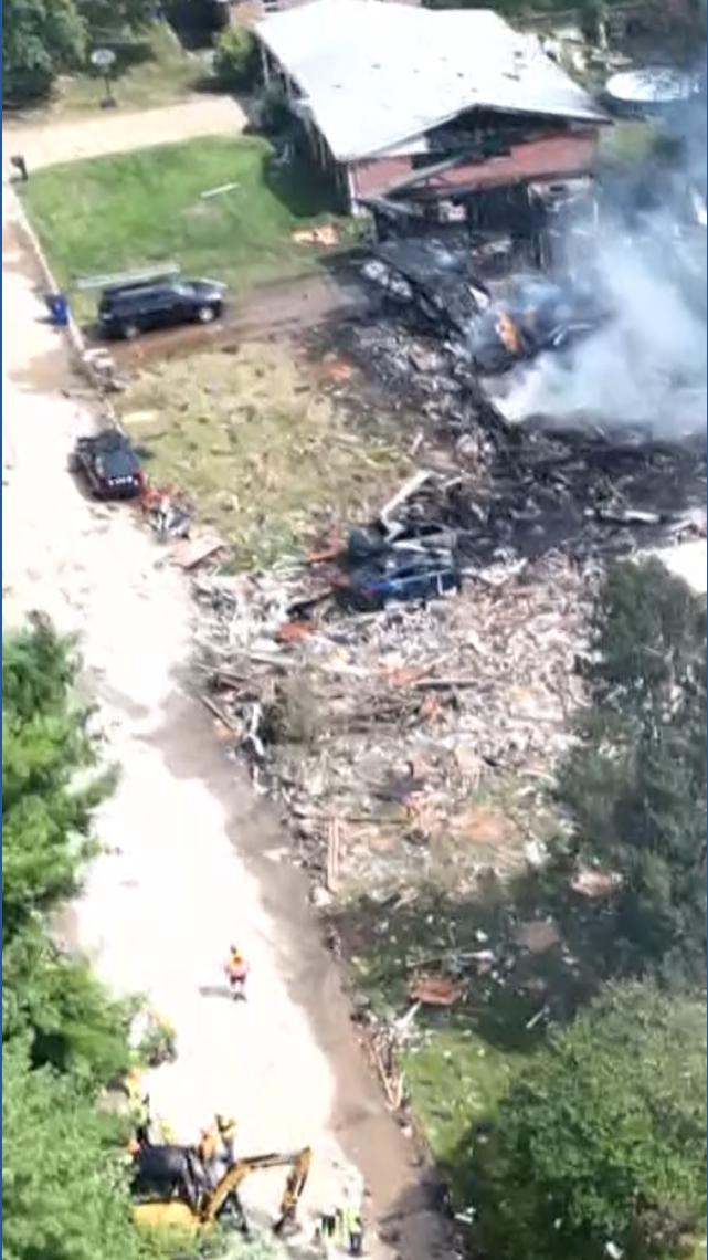 Video shows moment house explodes in St. Louis County | ksdk.com