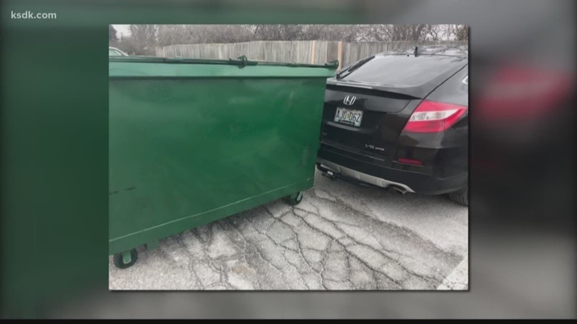 Woman might be left to pay for damage after unsecured dumpster slams ...