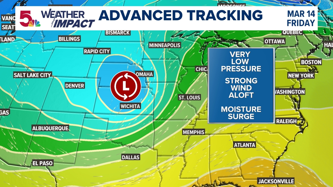 Weather Impact Alert for our first real threat for severe weather late ...