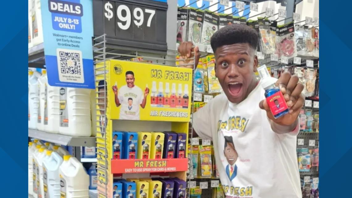 St. Louis teen's 'Mr. Fresh' air fresheners hit Walmart shelves | ksdk.com