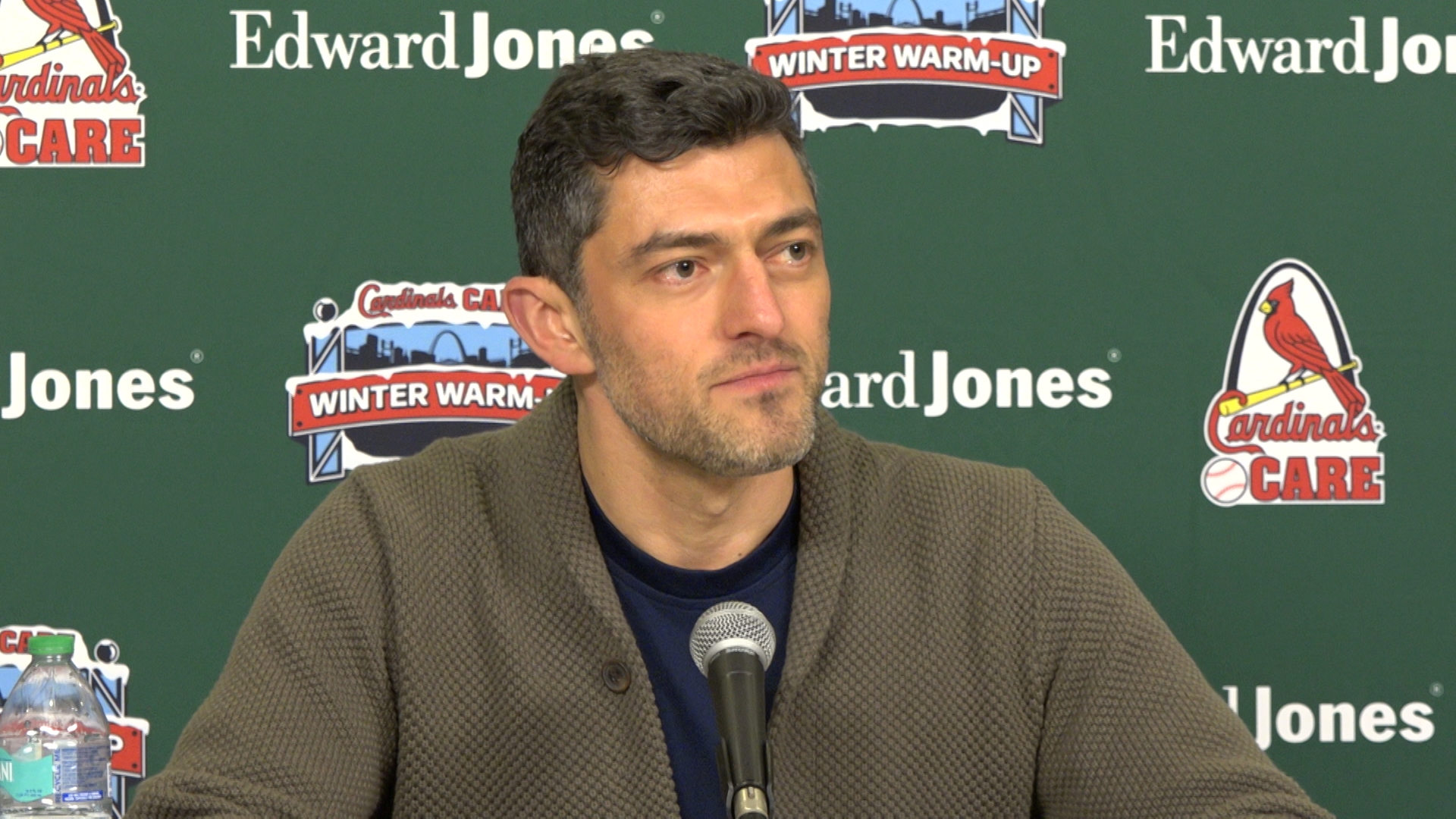 St. Louis Cardinals president Chaim Bloom talks with media at 2026 ...