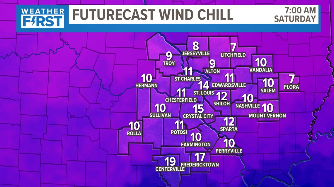 St. Louis forecast: Even colder air settles in by end of week | ksdk.com