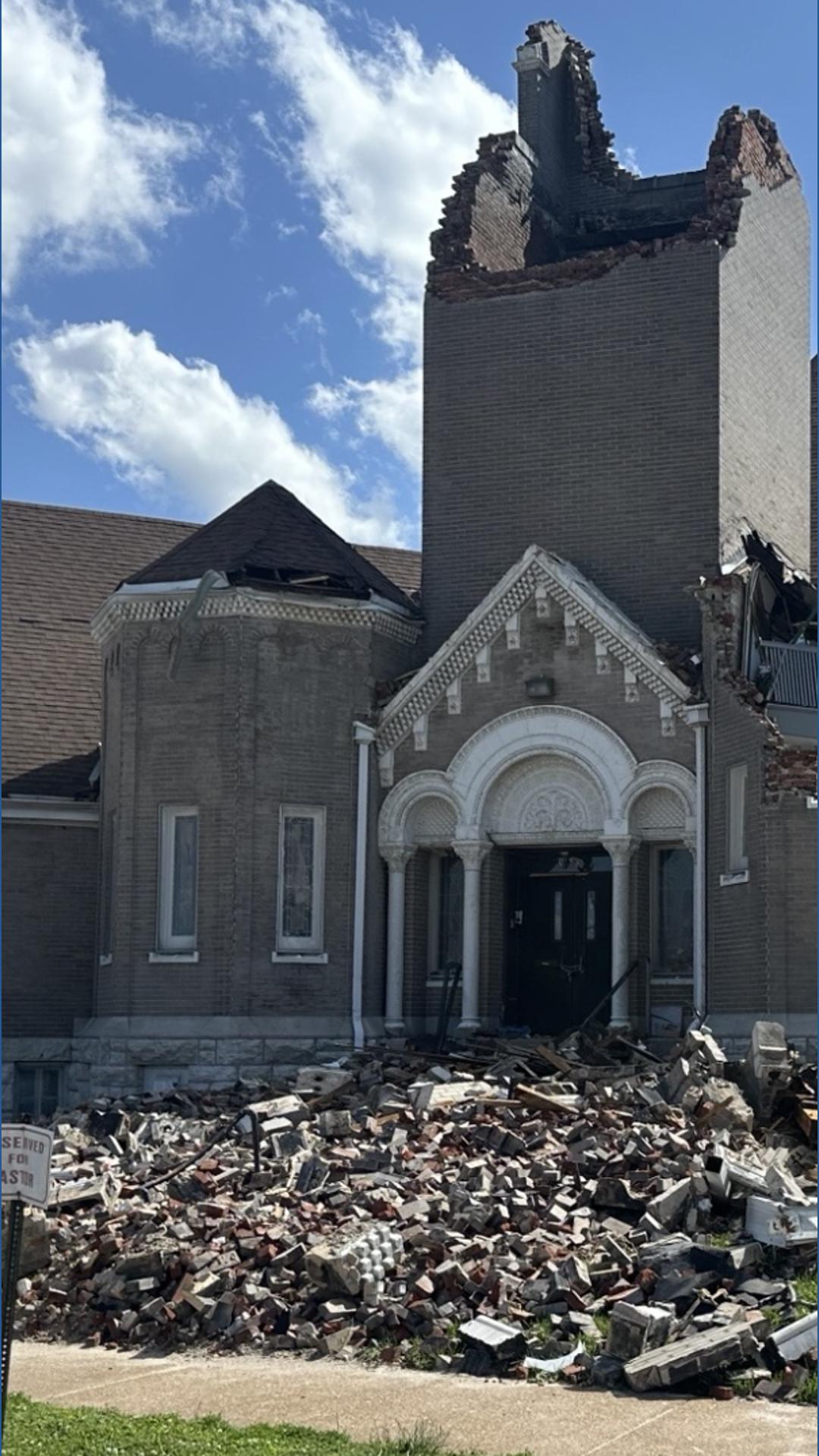 Historic St. Louis church to rebuild after deadly tornado | ksdk.com