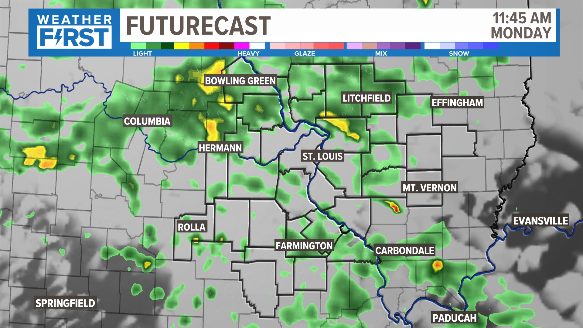 St. Louis forest: Rain chances dominate week ahead | ksdk.com