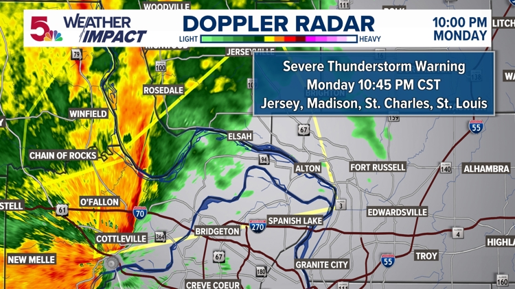 Tornado Warning expires for Lincoln, St. Charles counties after brief spin-up | ksdk.com