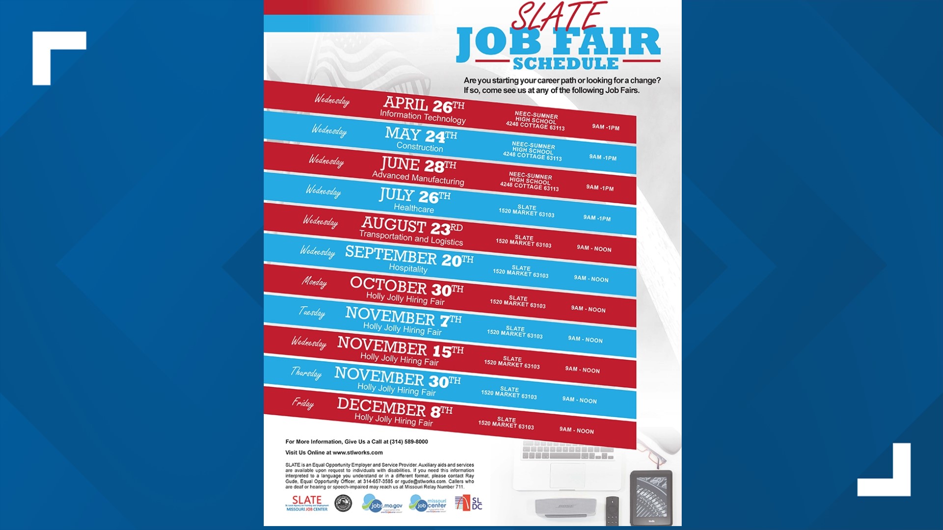 SLATE to host hiring fair Aug. 23 | ksdk.com